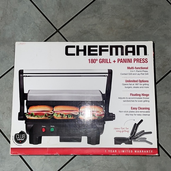 Kitchen | Chef Man Grill Panini Press | Poshmark